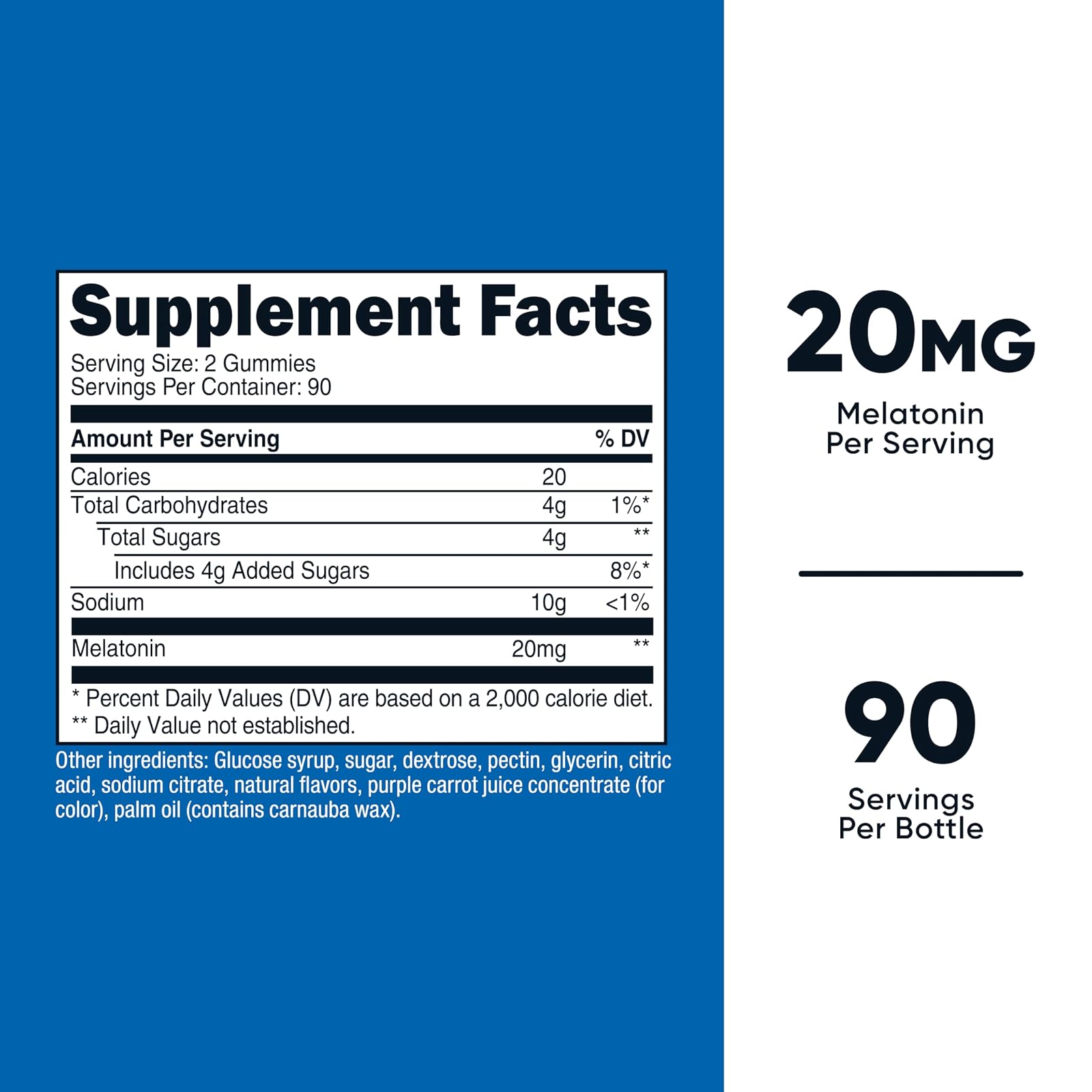 20 mg melatonin gummies for better nights