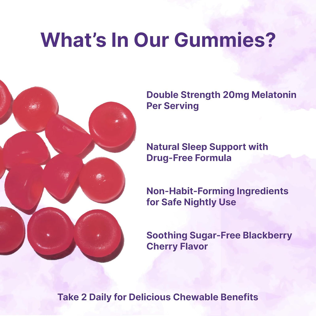 20 mg melatonin gummies for relaxation