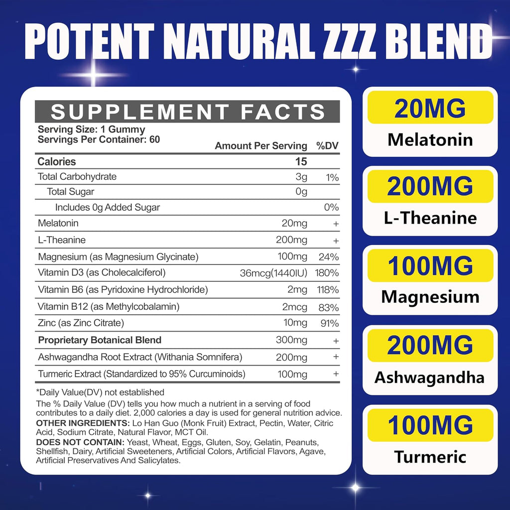 20 mg melatonin gummies for relaxation