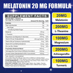20 mg melatonin sleep support