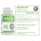 20 mg NADH capsules for vitality