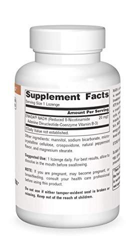 20 mg NADH for enhanced mental clarity
