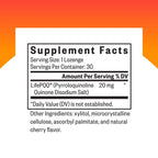 20 mg PQQ lozenge for energy