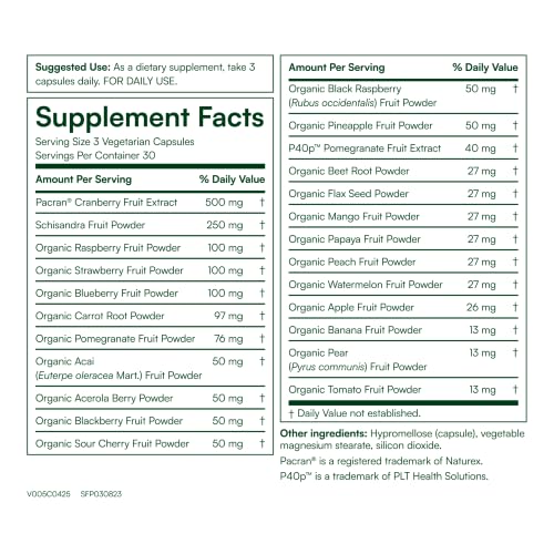 20+ organic super fruits and berries blend