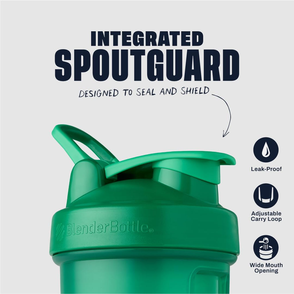 20 oz Emerald Green shaker bottle