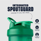 20 oz Emerald Green shaker bottle