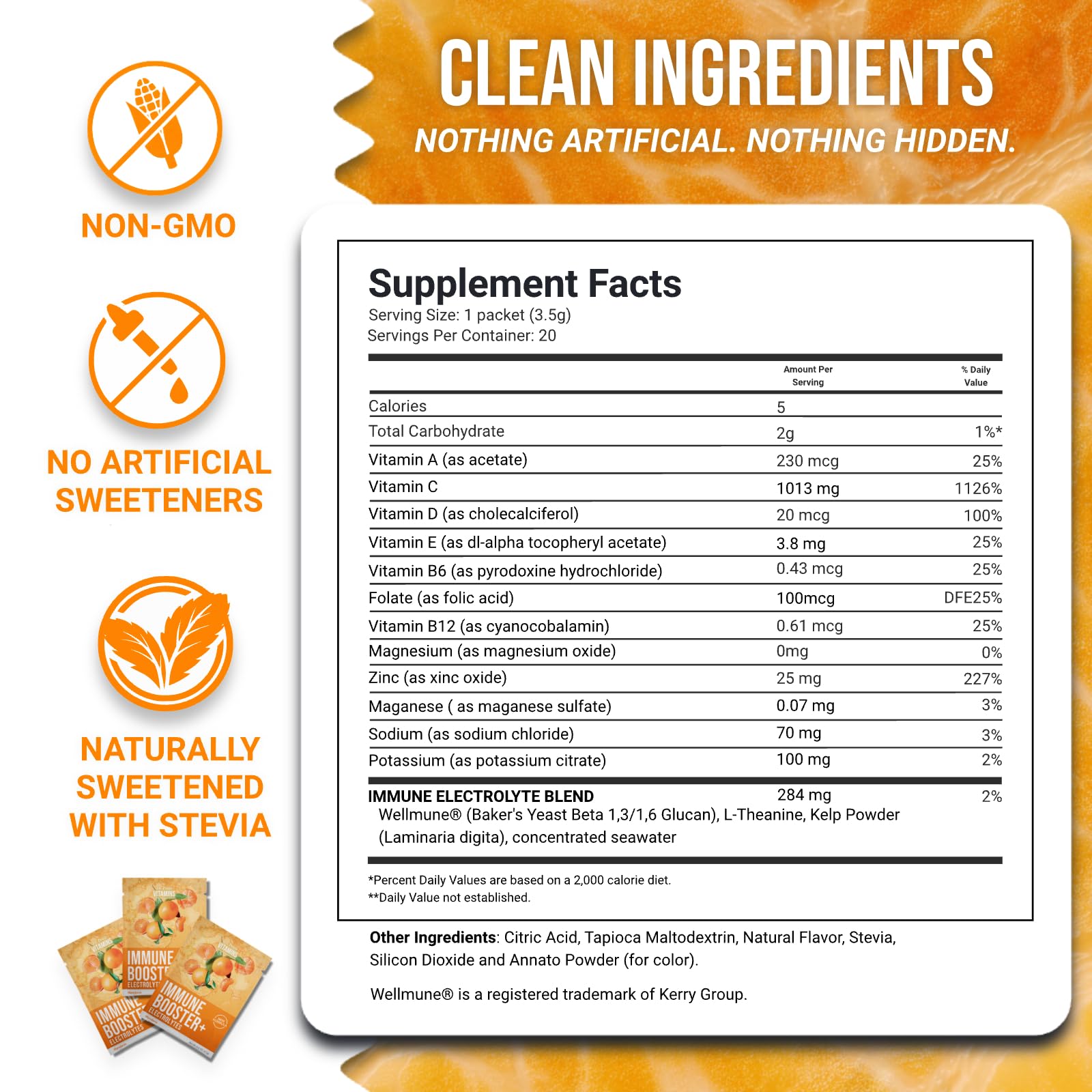 20 pack immune support vitamins