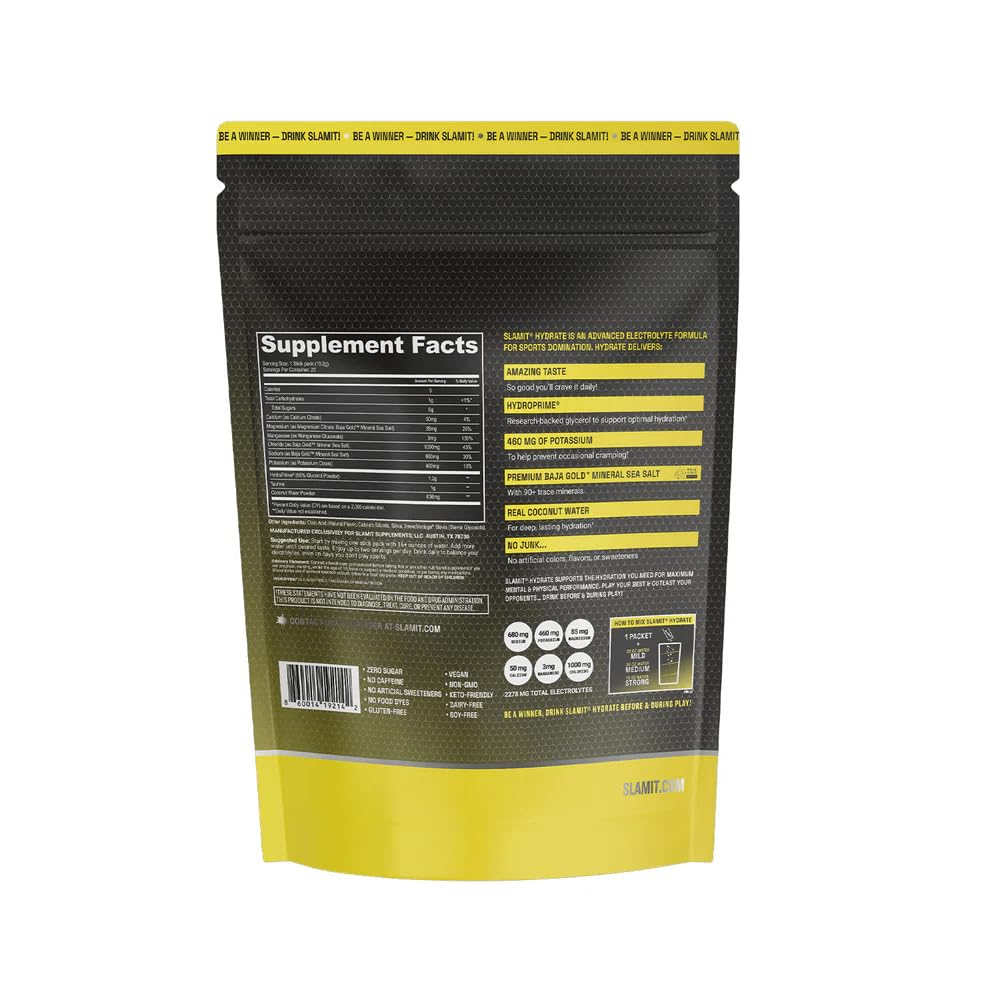 20 packets of electrolyte powder