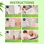 20 pcs bamboo vinegar foot pads