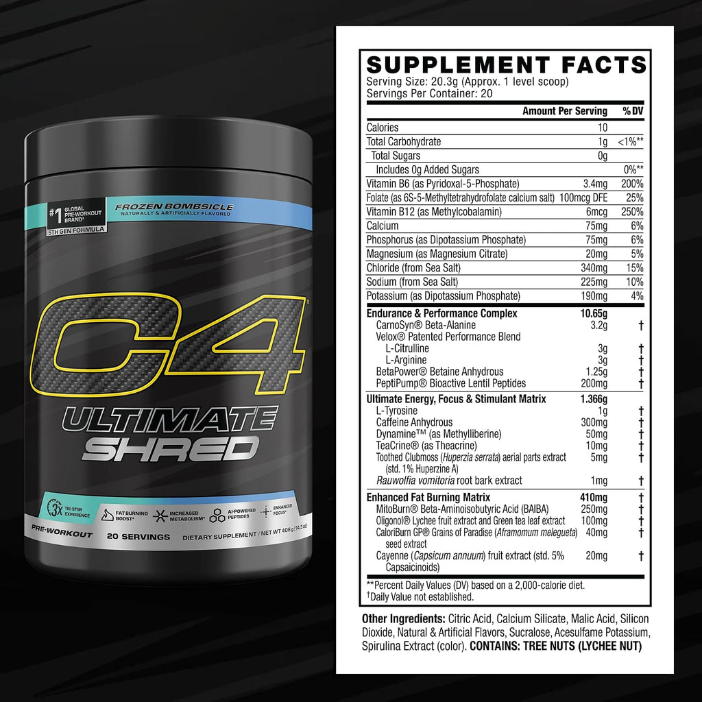 20 servings fat burning formula