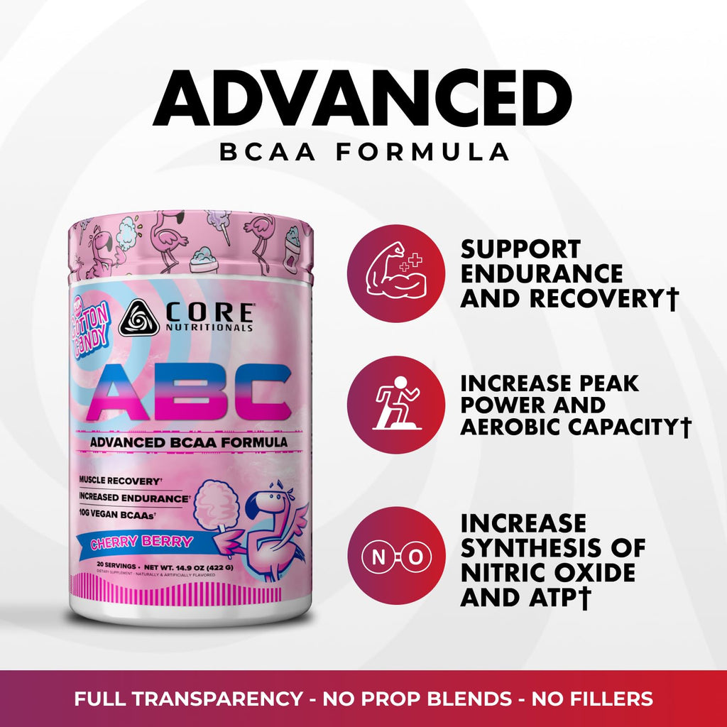 20 servings of BCAA gummies