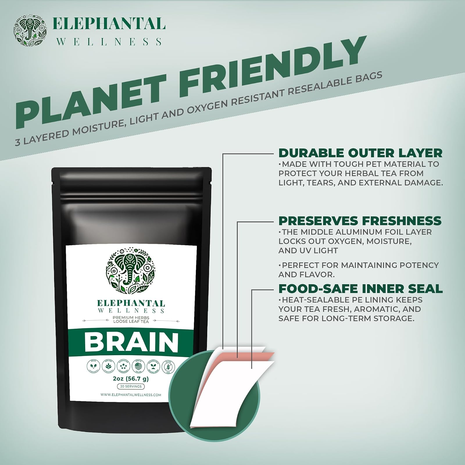 20 servings of brain-boosting tea