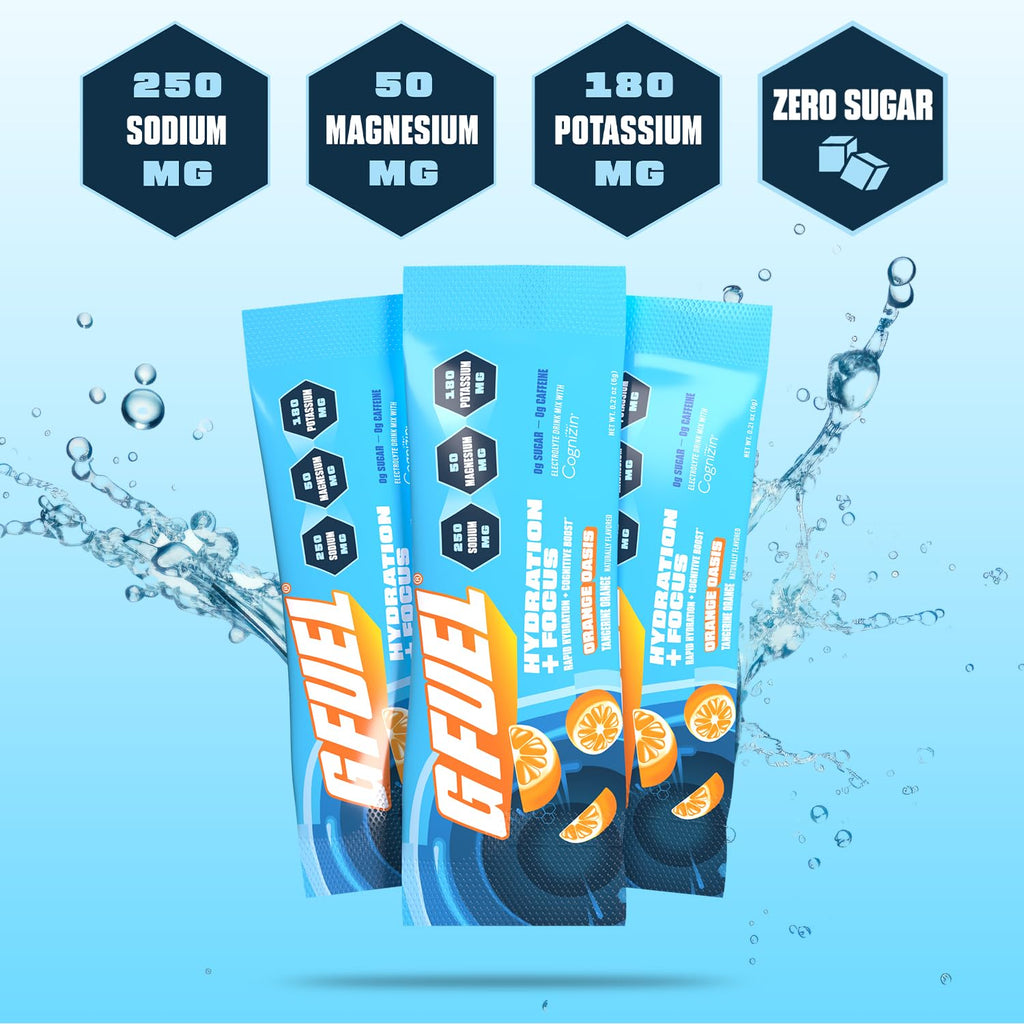 20 servings of electrolyte powder
