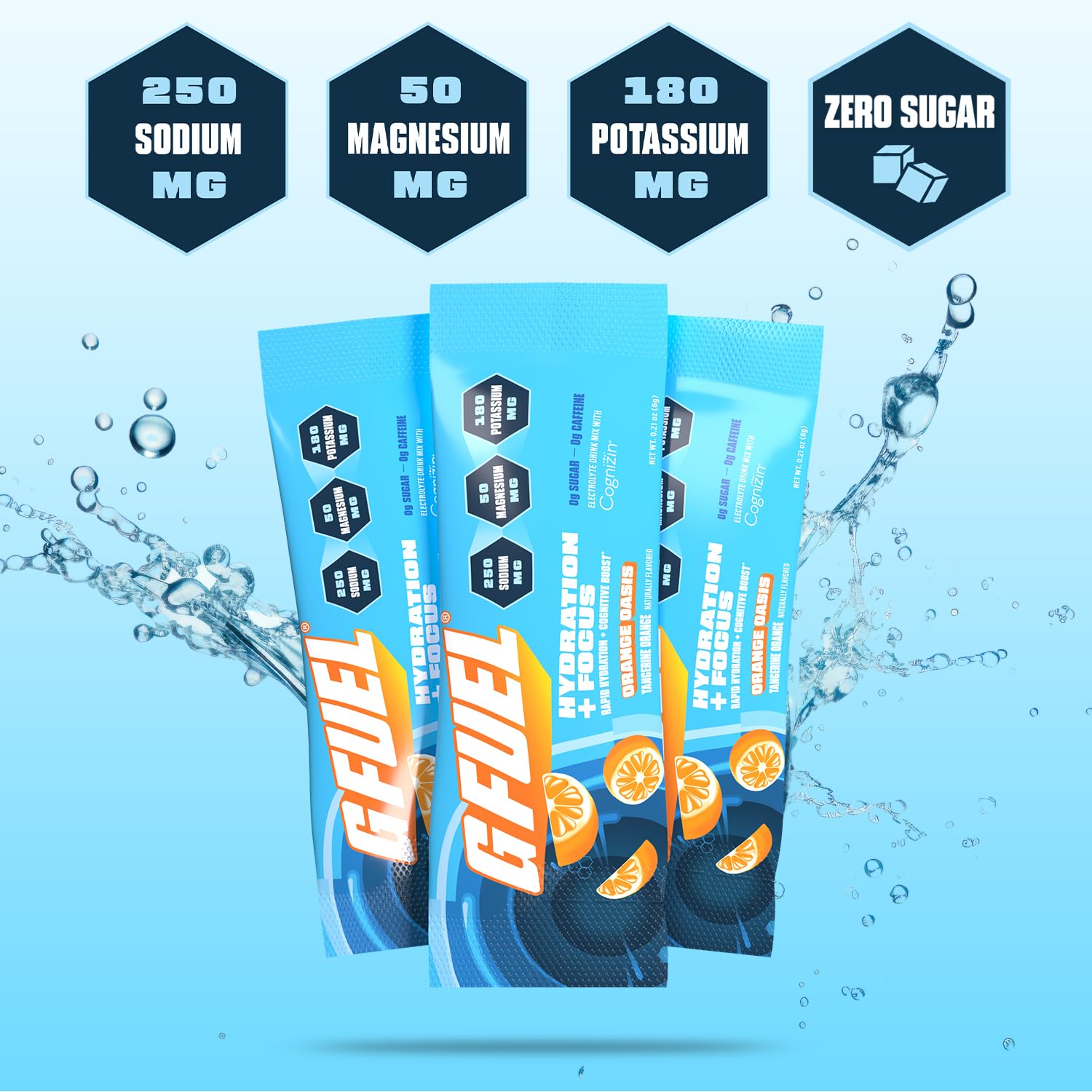20 servings of electrolyte powder