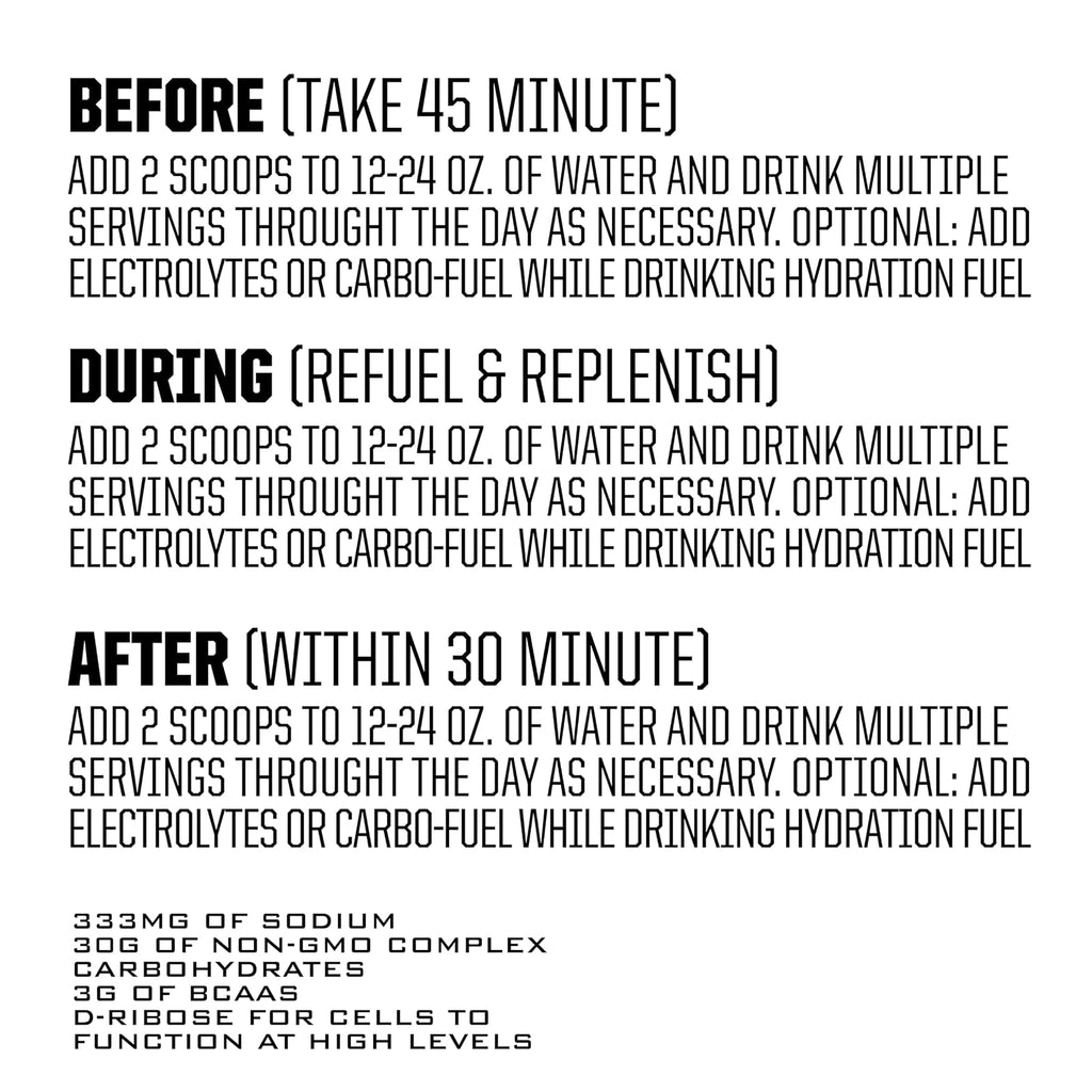 20 servings of hydration mix