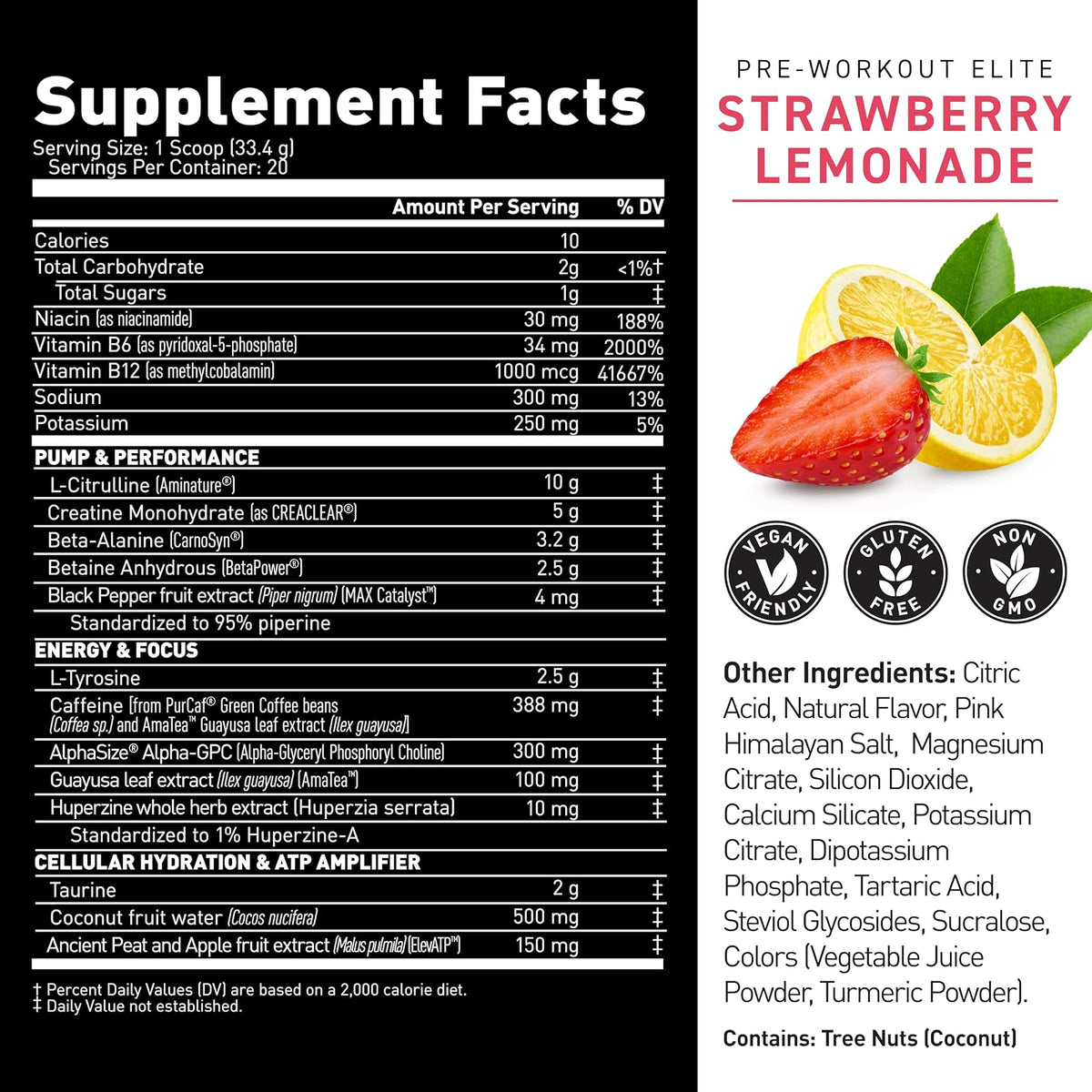 20 servings of Kaged pre-workout powder