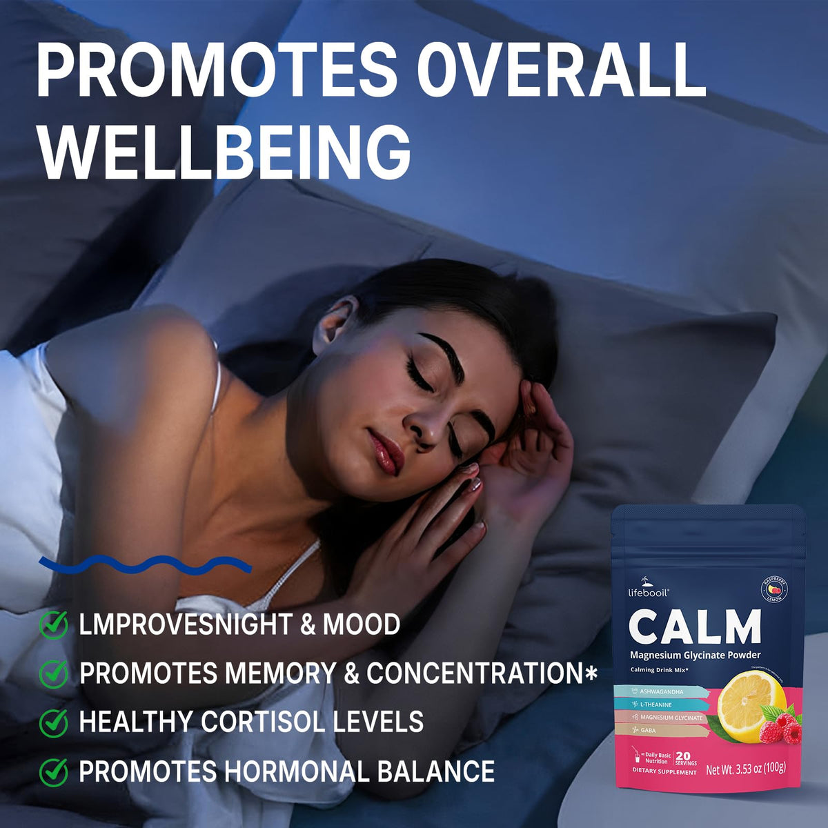 20 servings of magnesium glycinate