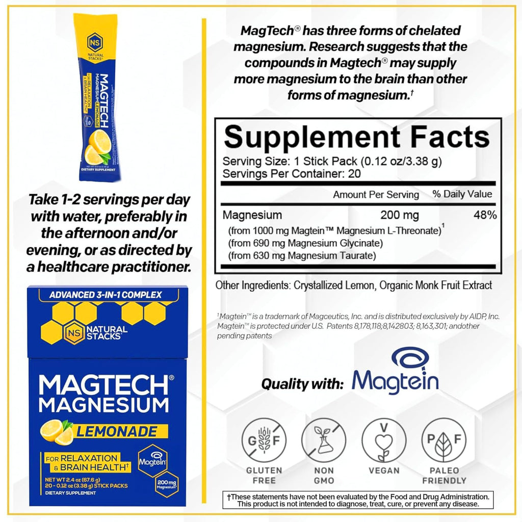 20 servings of magnesium mix