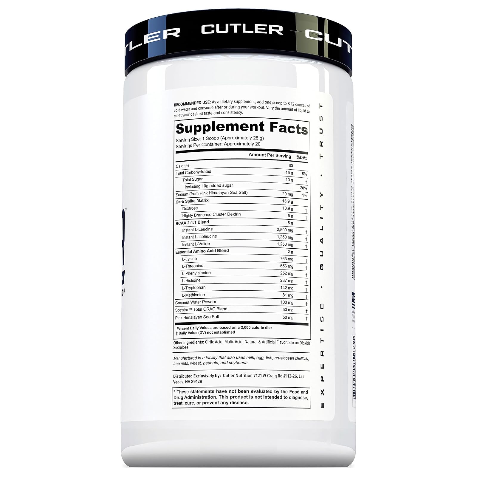 20 servings of muscle repair powder