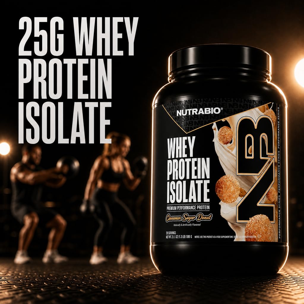 20 servings of NutraBio whey protein