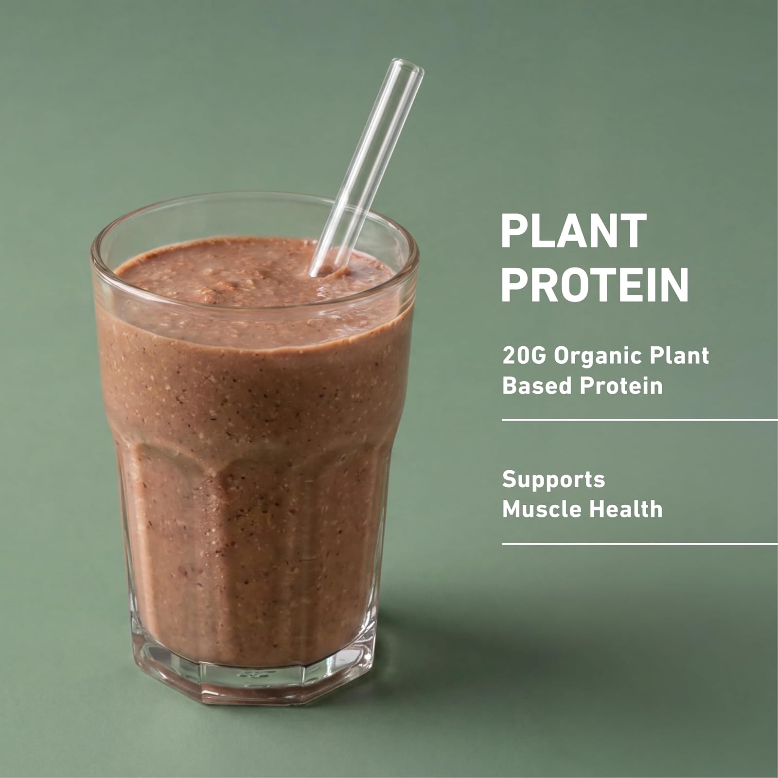 20 servings of plant based protein powder