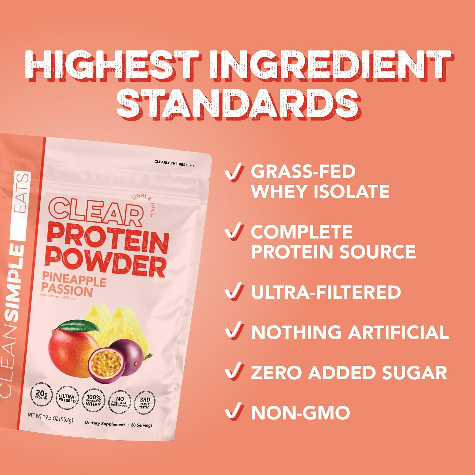 20 servings of plant based protein