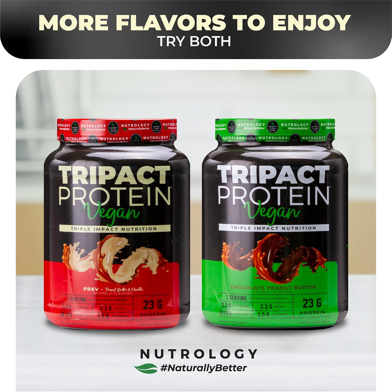 20 servings of plant protein