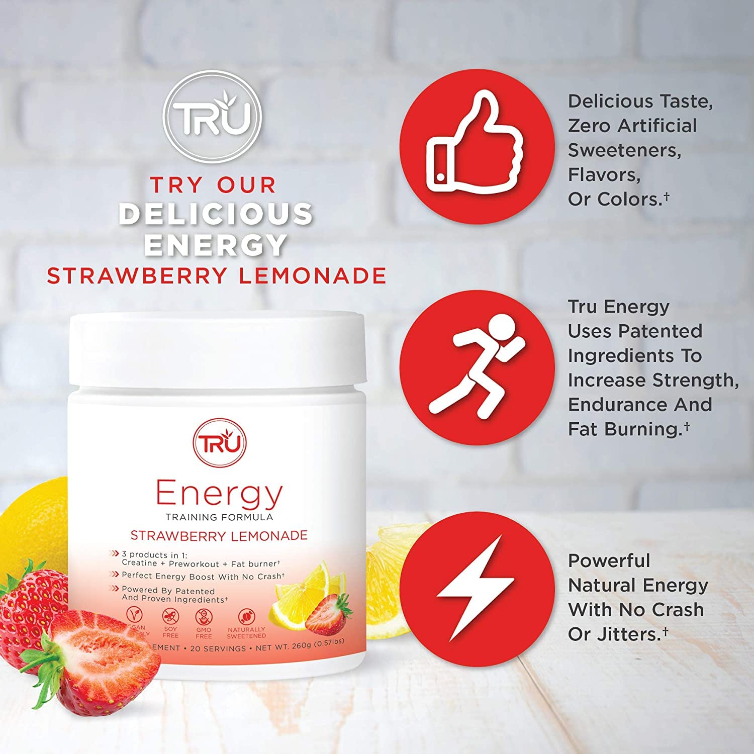 20 servings of powerful pre workout