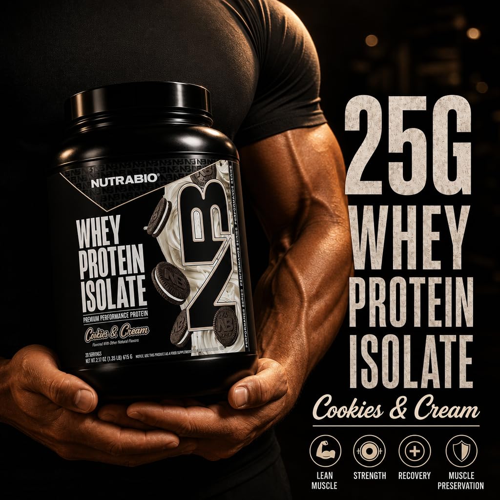 20 servings of premium whey protein isolate