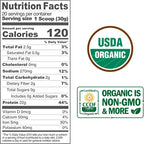 20 servings of pure plant protein