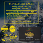 20 servings of Shilajit benefits