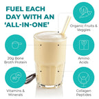 20 servings of vanilla protein goodness
