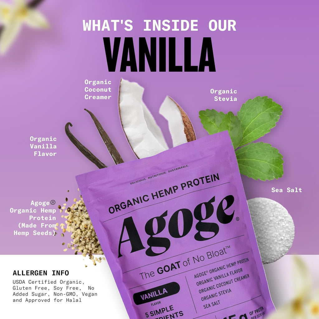 20 servings of vegan protein