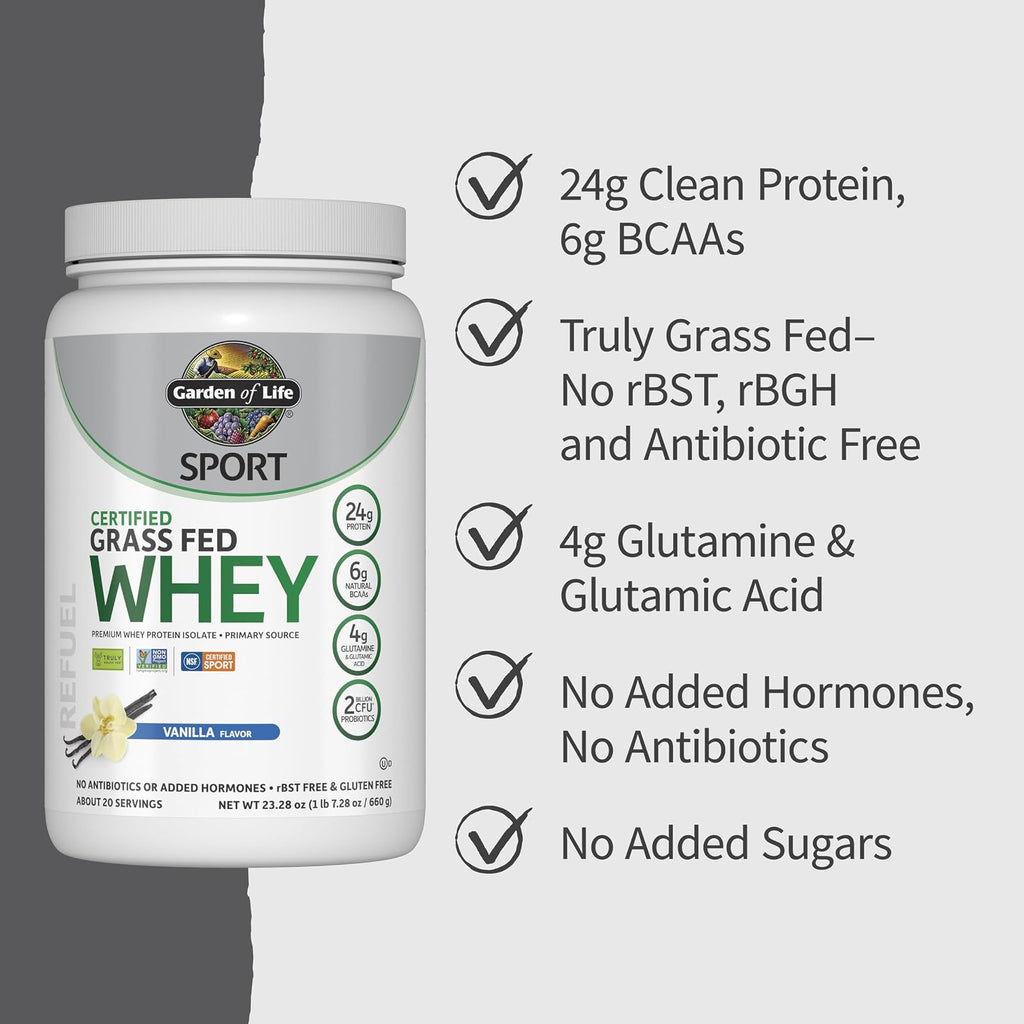 20 servings of whey protein