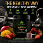 20 servings organic pre-workout powder