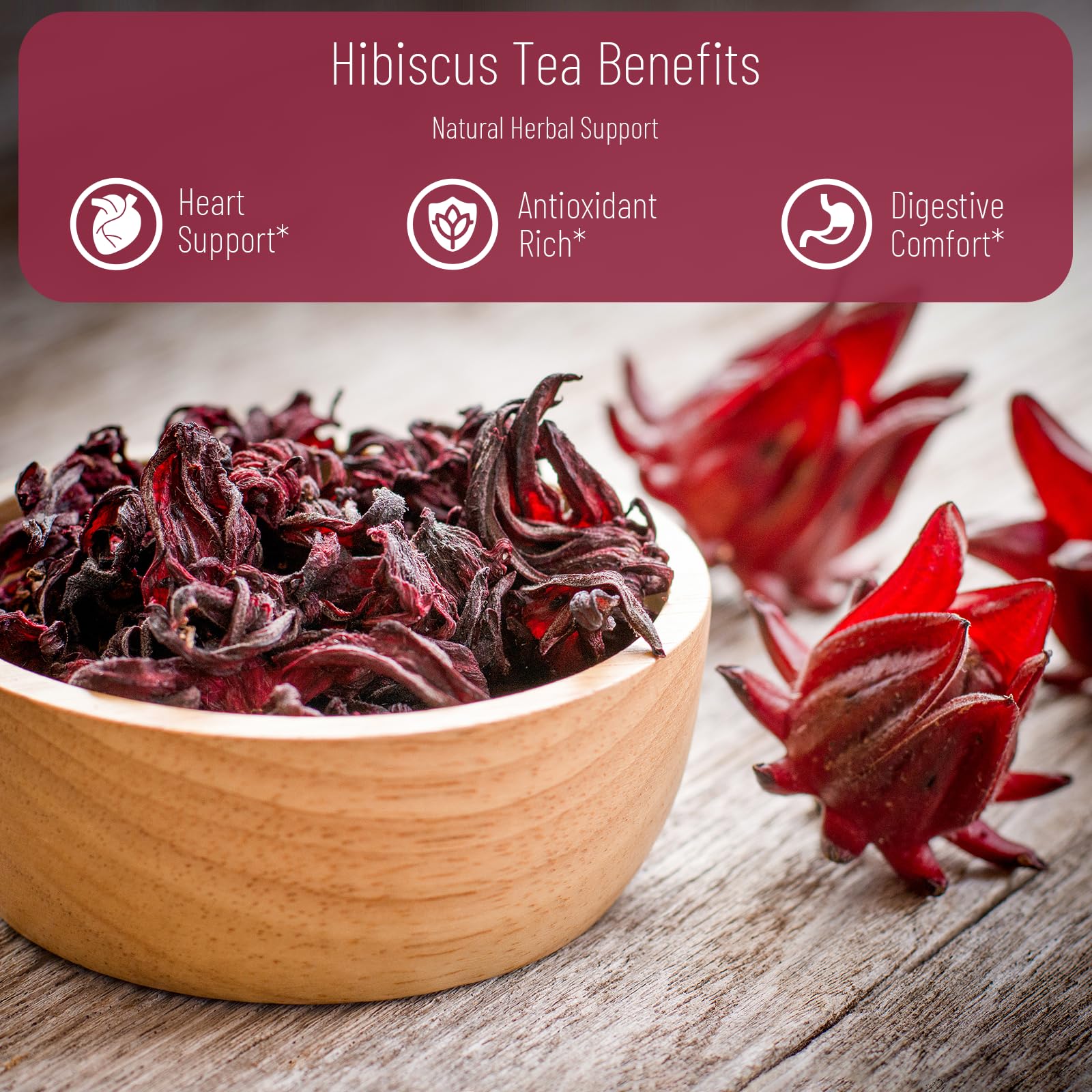 20 tea bags of hibiscus goodness