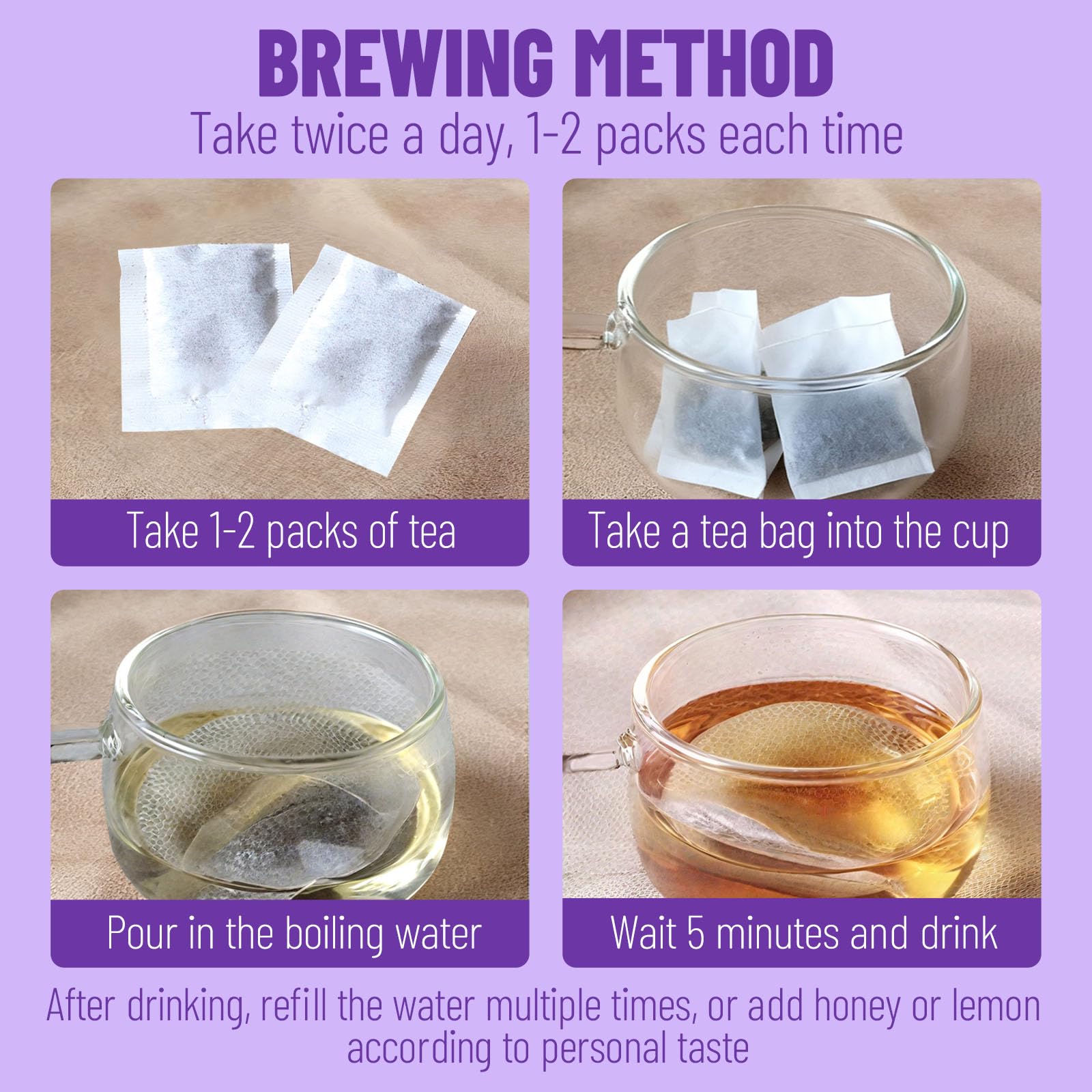 20 teabags of herbal wellness