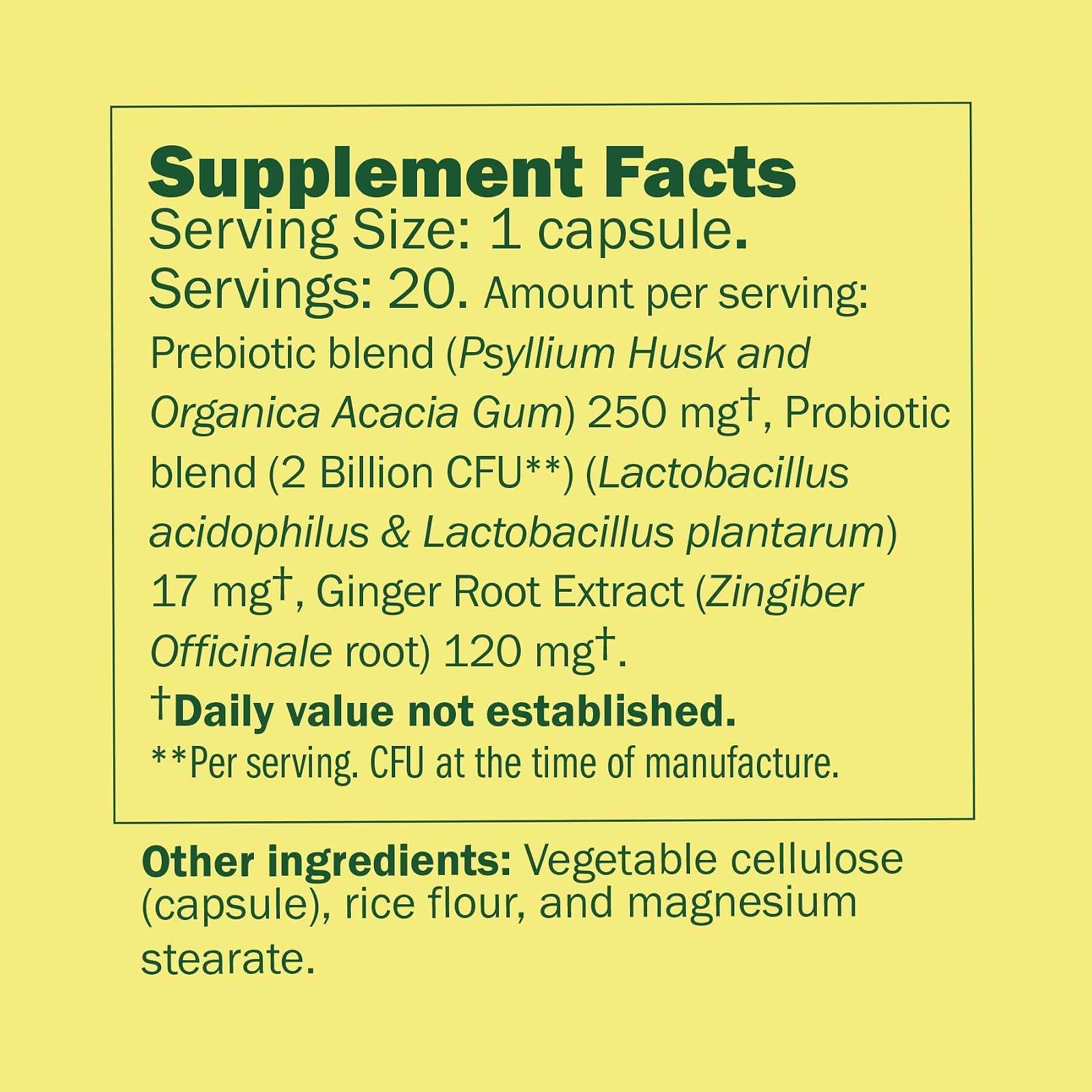 20 vegetable capsules kids probiotic