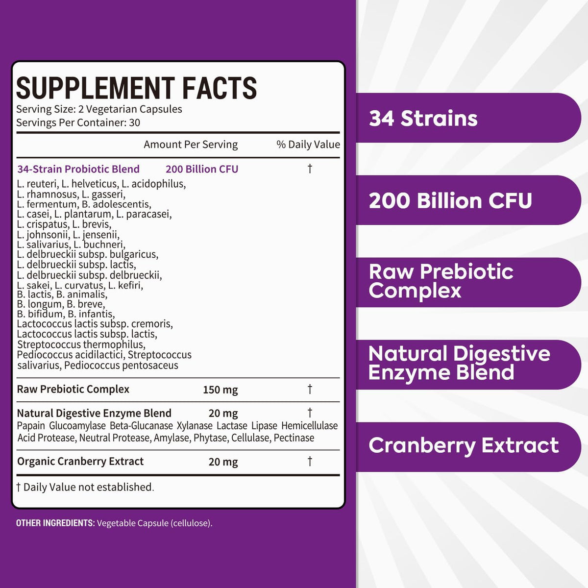 200 billion CFU digestive support