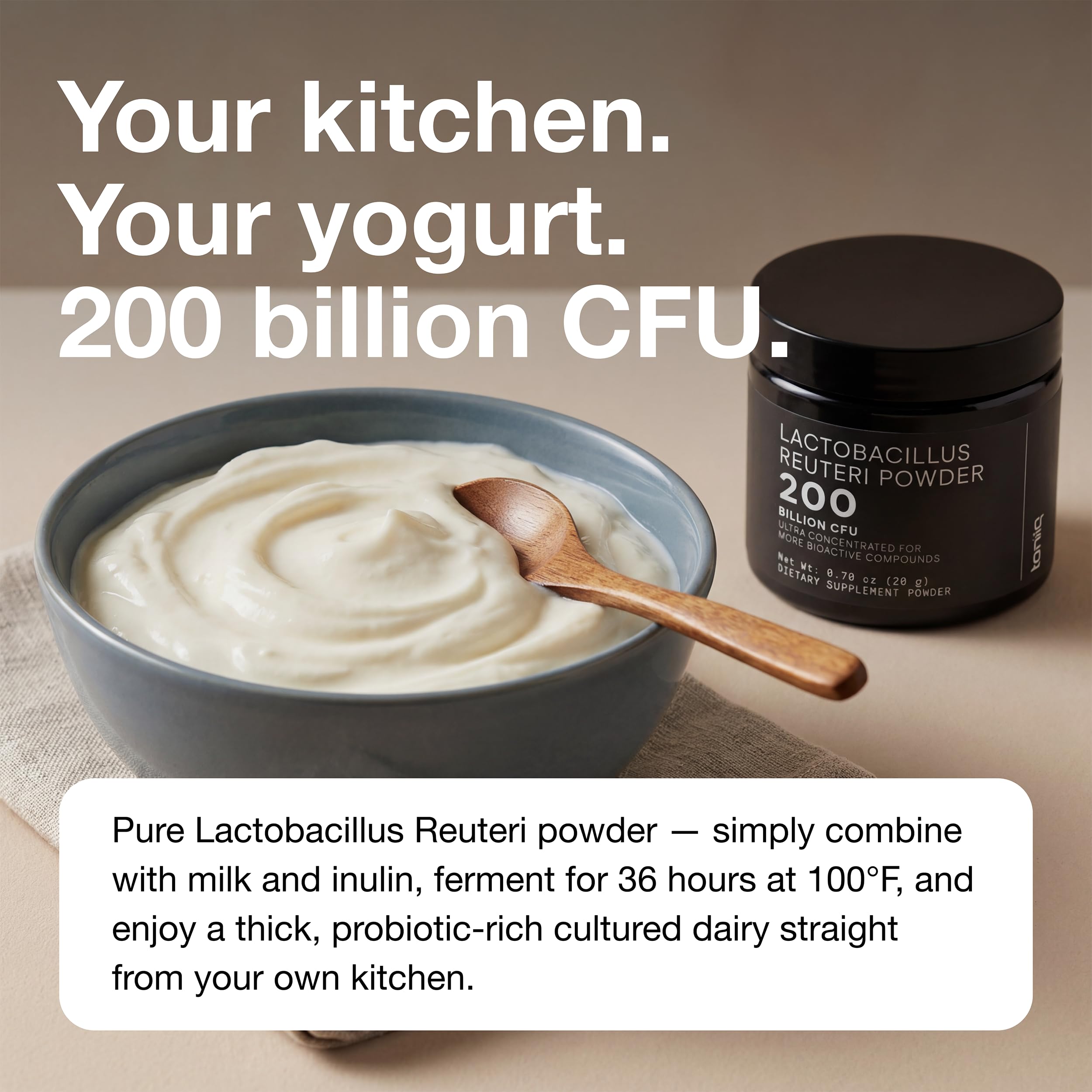200 billion CFU Lactobacillus Reuteri