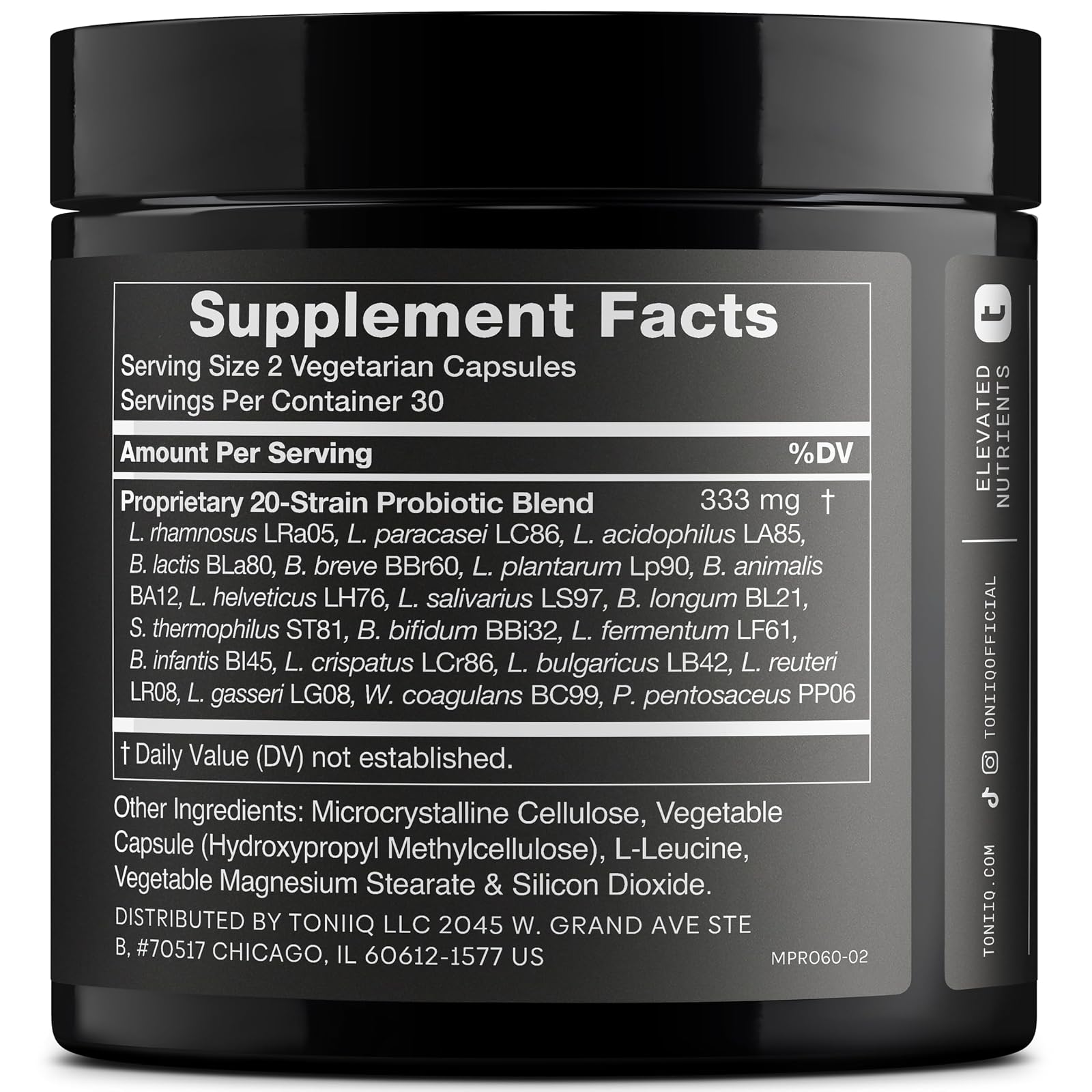200 billion CFU probiotic capsules