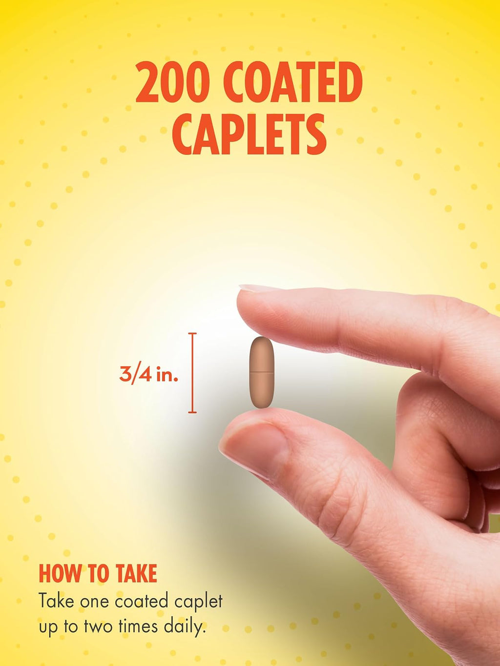 200 caplets for daily use