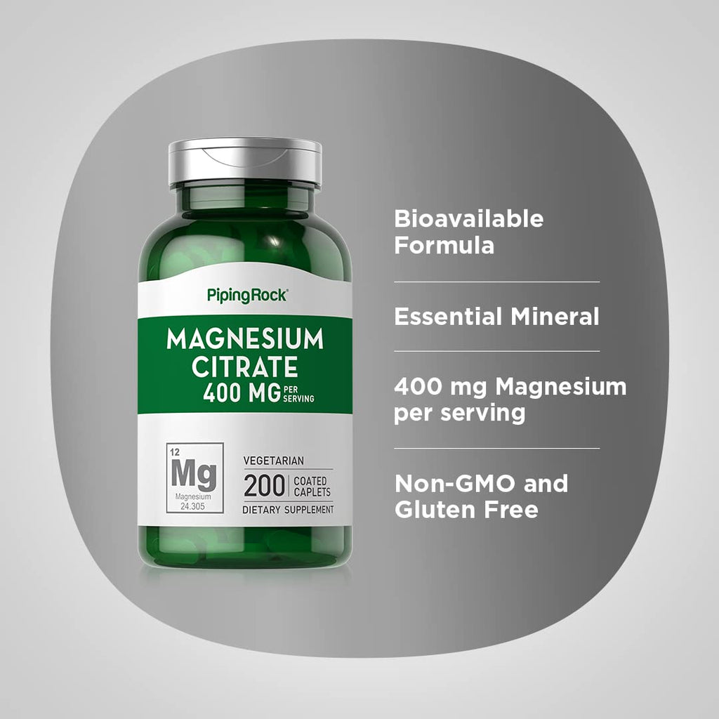 200 caplets of magnesium citrate