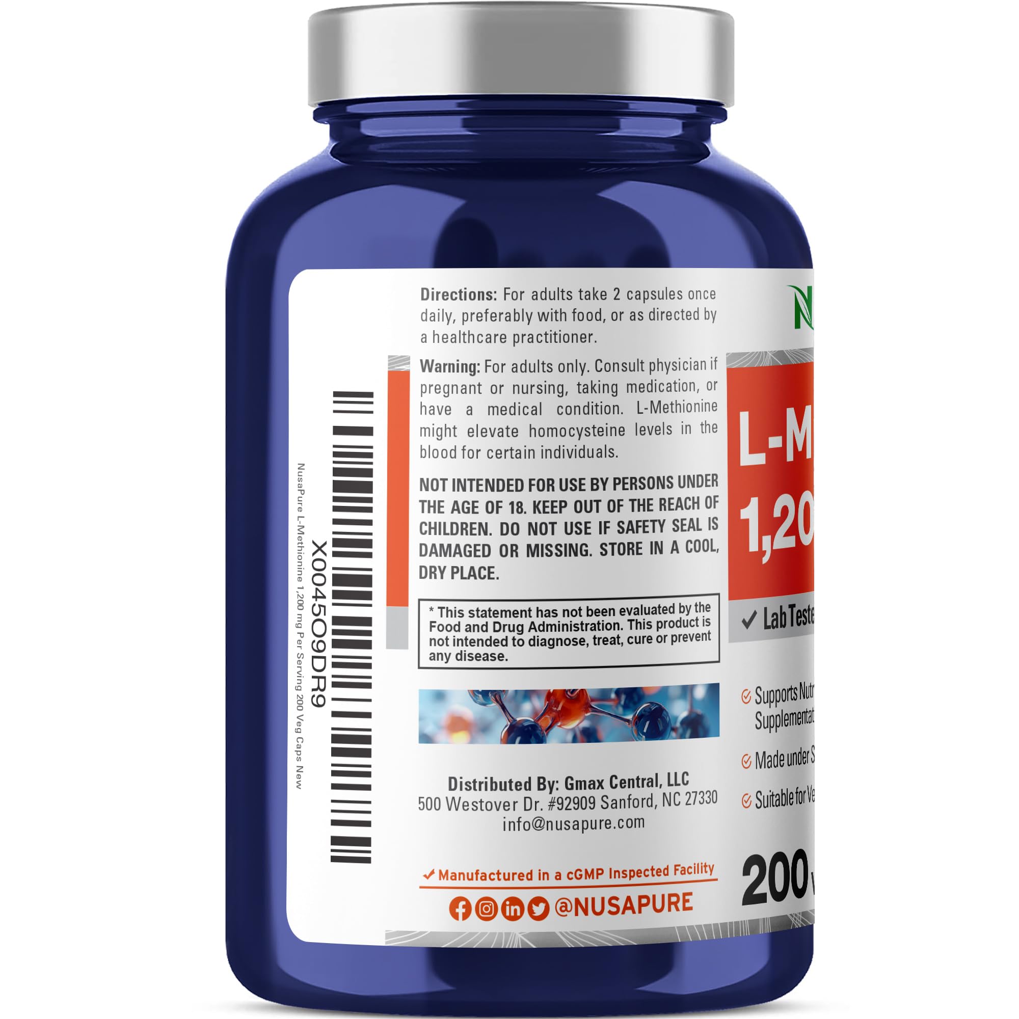 200 capsules for daily use