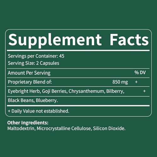 200 capsules for optimal eye support