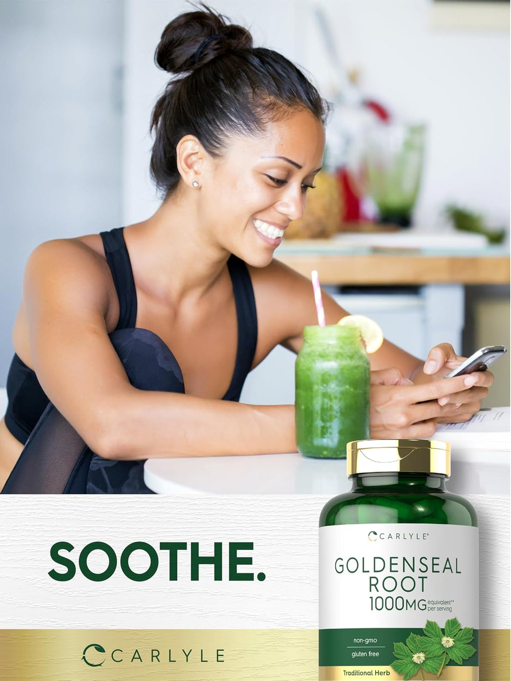 200 capsules of Goldenseal extract