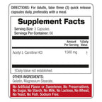 200 capsules of l-carnitine