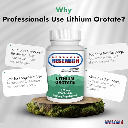 200 capsules of lithium orotate