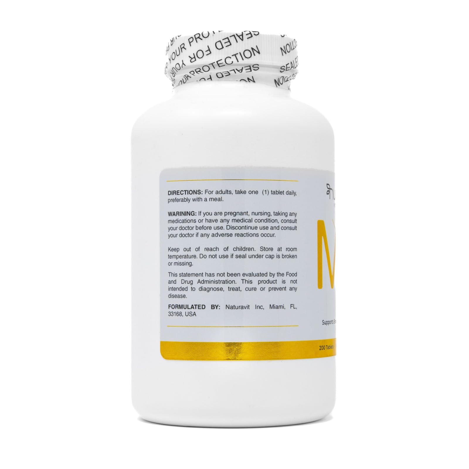 200 capsules of magnesium oxide