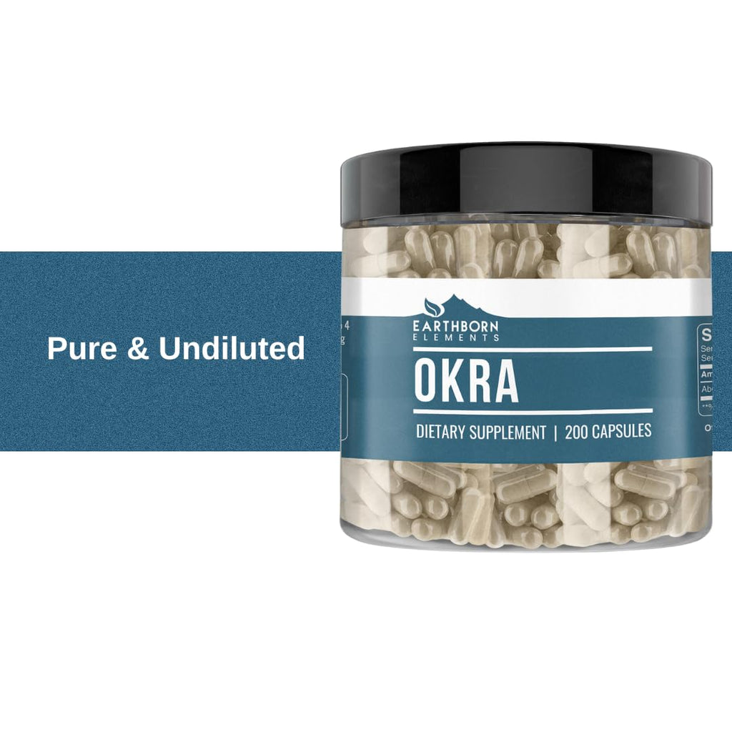 200 capsules of okra extract